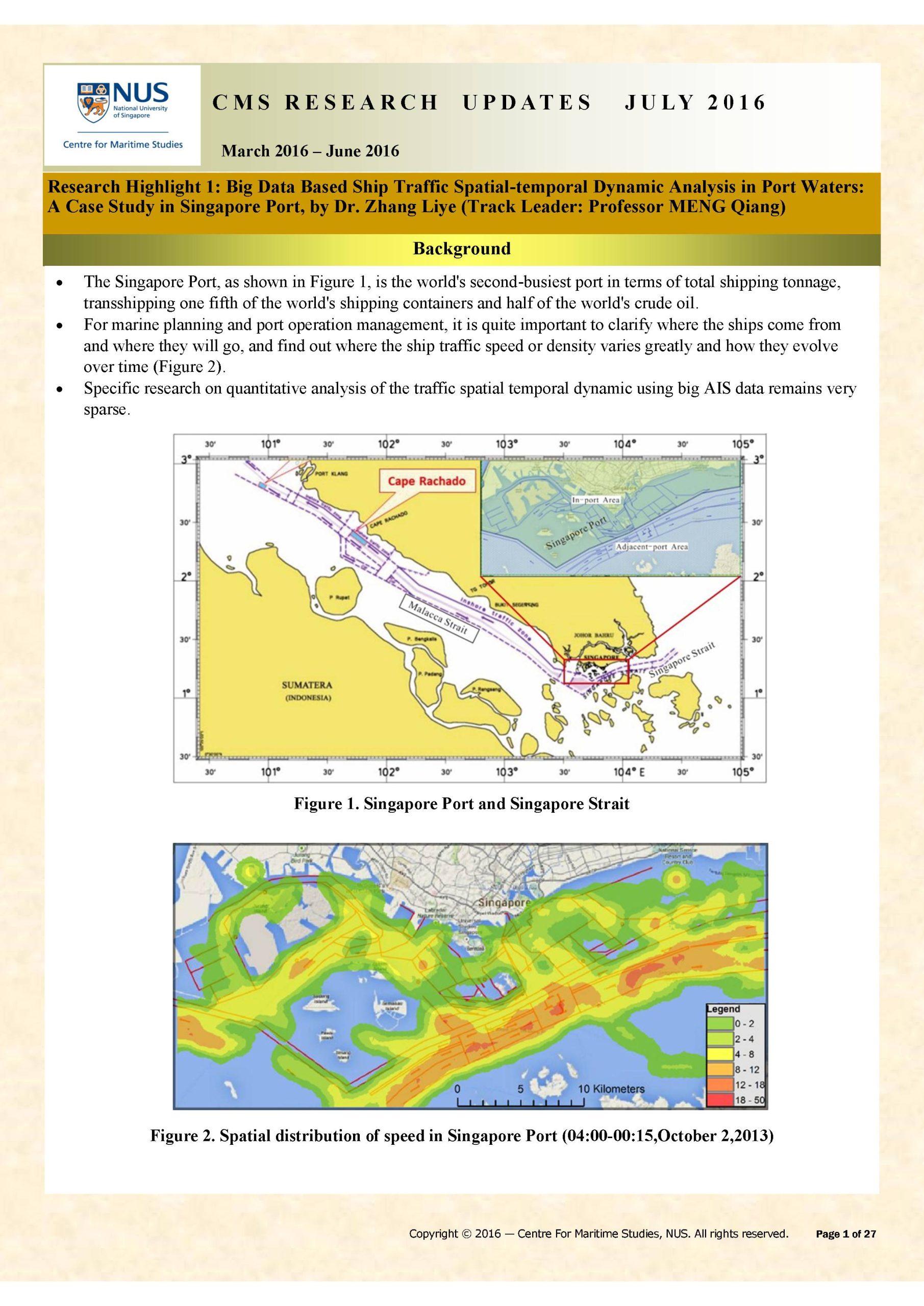 CMS Research Updates July 2016 - CMS NUS | Centre for Maritime Studies