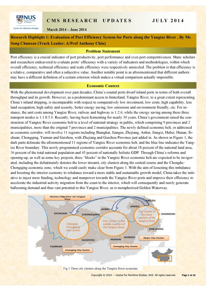 Research Updates Archives - CMS NUS | Centre for Maritime Studies