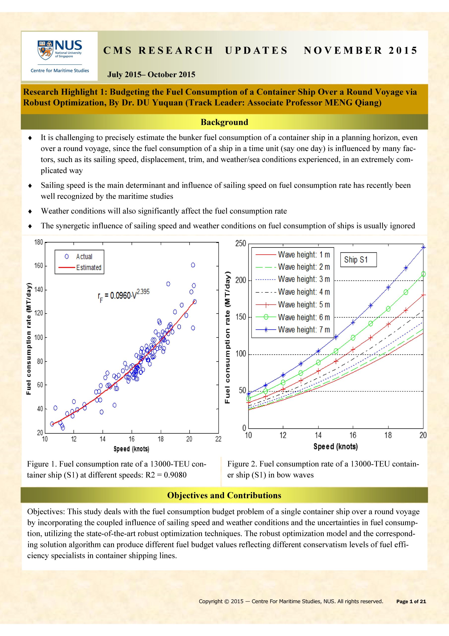 CMS Research Updates November 2015 - CMS NUS | Centre for Maritime Studies