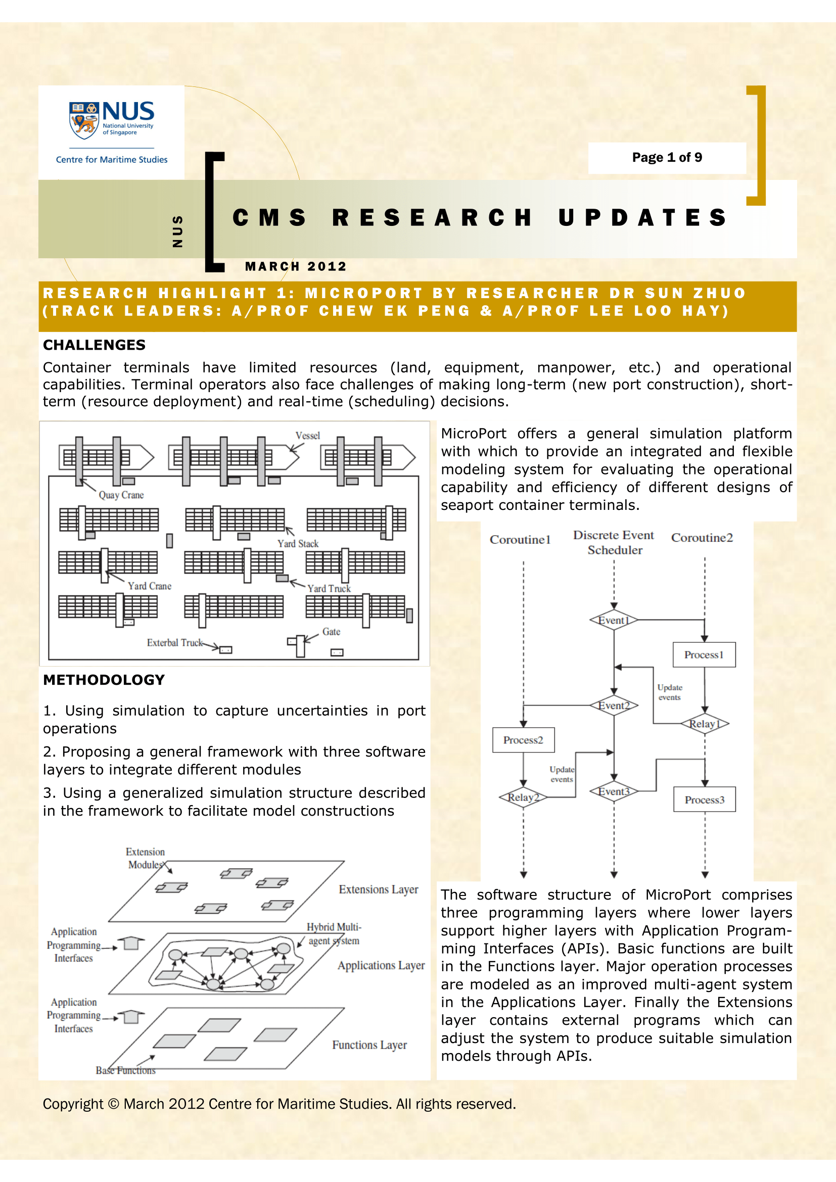 CMS Research Updates March 2012 - CMS NUS | Centre for Maritime Studies