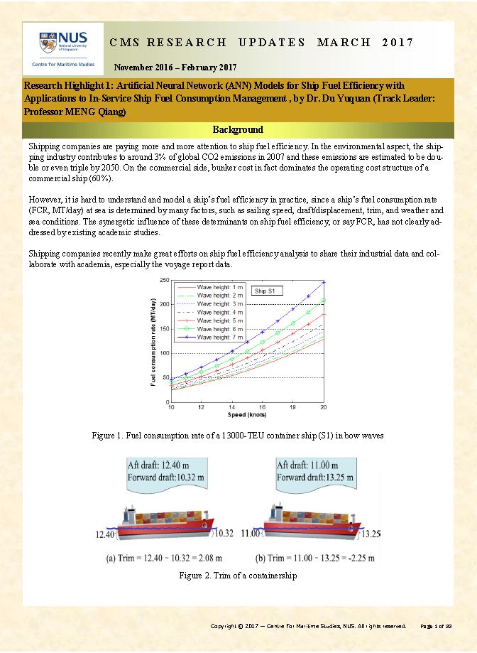 CMS Research Updates March 2017 - CMS NUS | Centre for Maritime Studies