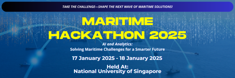 Maritime Hackathon 2025 - CMS NUS | Centre for Maritime Studies